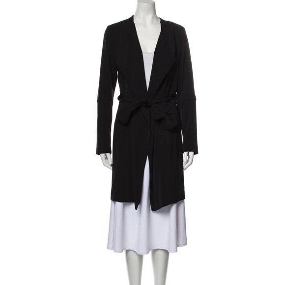 Rachel Zoe | Jackets & Coats | Rachel Zoe Black Slinky Heavy Weight ...